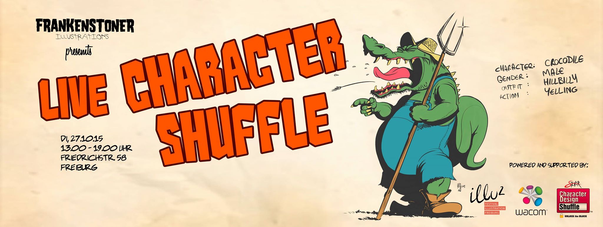 Live Character Shuffle in F58 - ILLU Freiburg e.V.