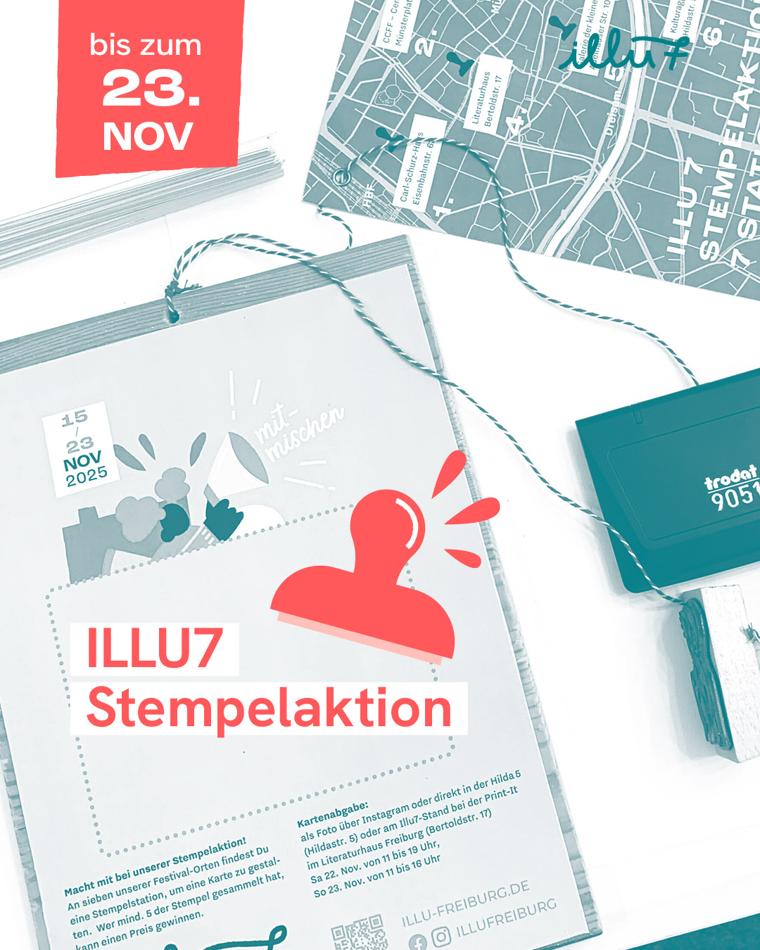 Stempelaktion in der ganzen Stadt - ILLU Freiburg e.V.